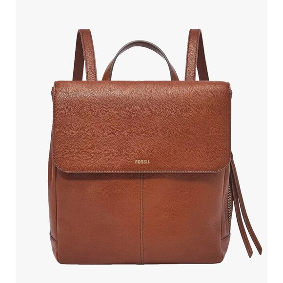 Fossil | Bags | New Fossil Claire Backpack Leather Brandy | Poshmark